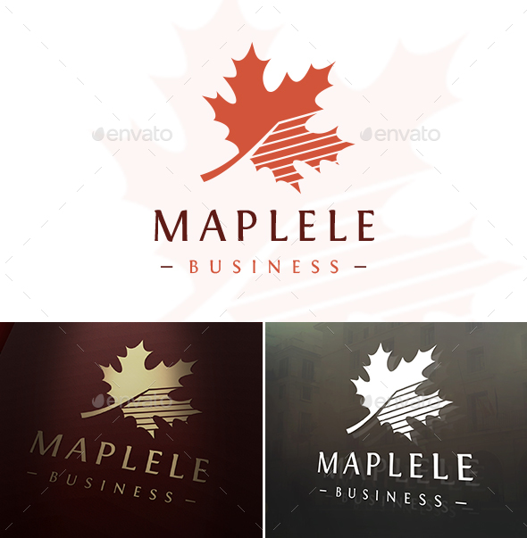 Maple Logo Template by BossTwinsArt | GraphicRiver