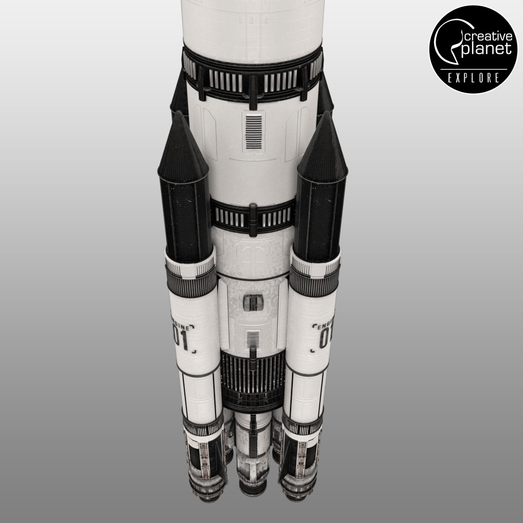Space sci-fi ship rocket high detail by kr3atura | 3DOcean