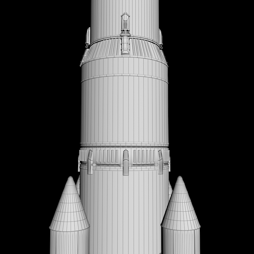 Space sci-fi ship rocket high detail by kr3atura | 3DOcean