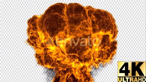 Fire Explosion with Alpha (4K), Motion Graphics | VideoHive