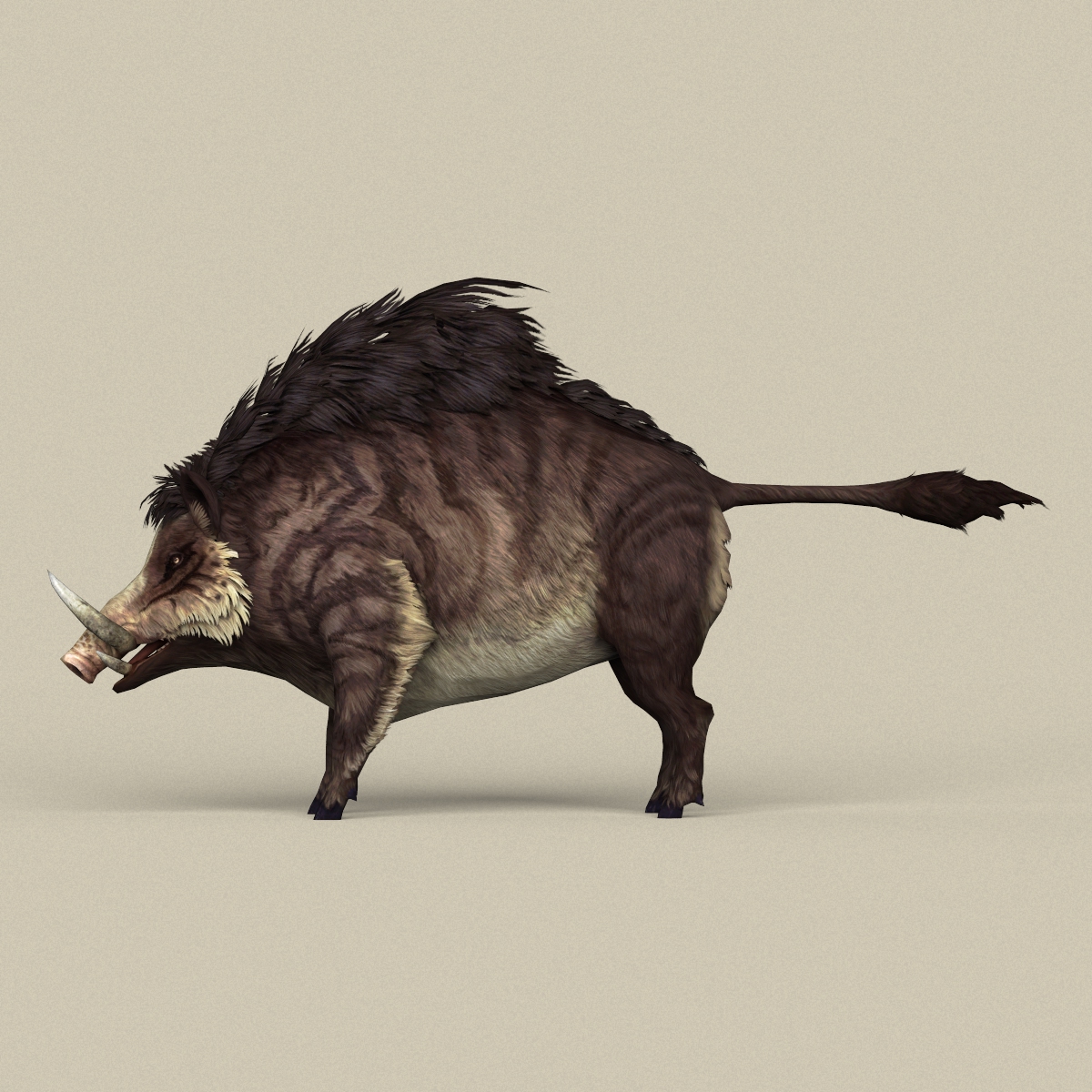 Game Ready Fantasy Boar by plantworld3d | 3DOcean