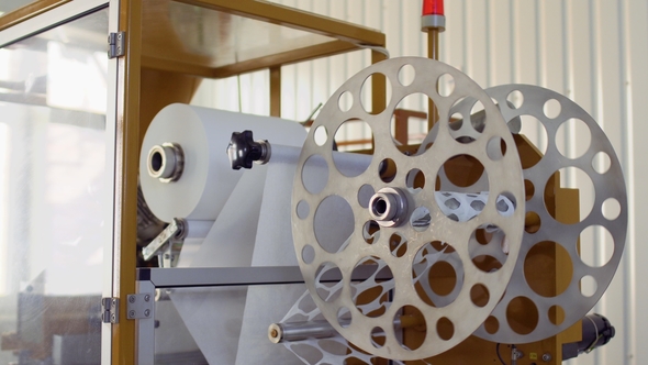 Machine for Packaging Tea at Tea Factory, Stock Footage | VideoHive