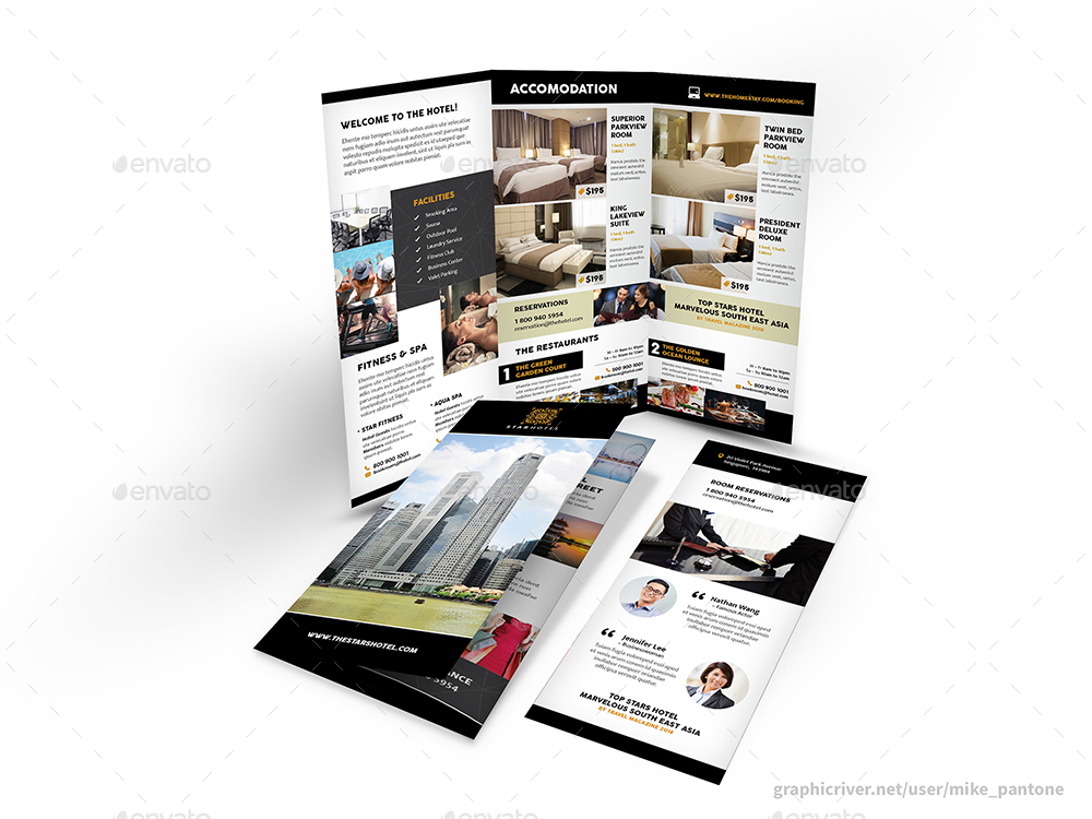 Hotel Print Bundle 8, Print Templates | GraphicRiver