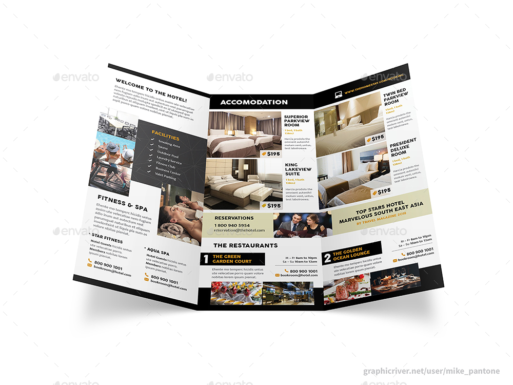 Hotel Print Bundle 8, Print Templates | GraphicRiver