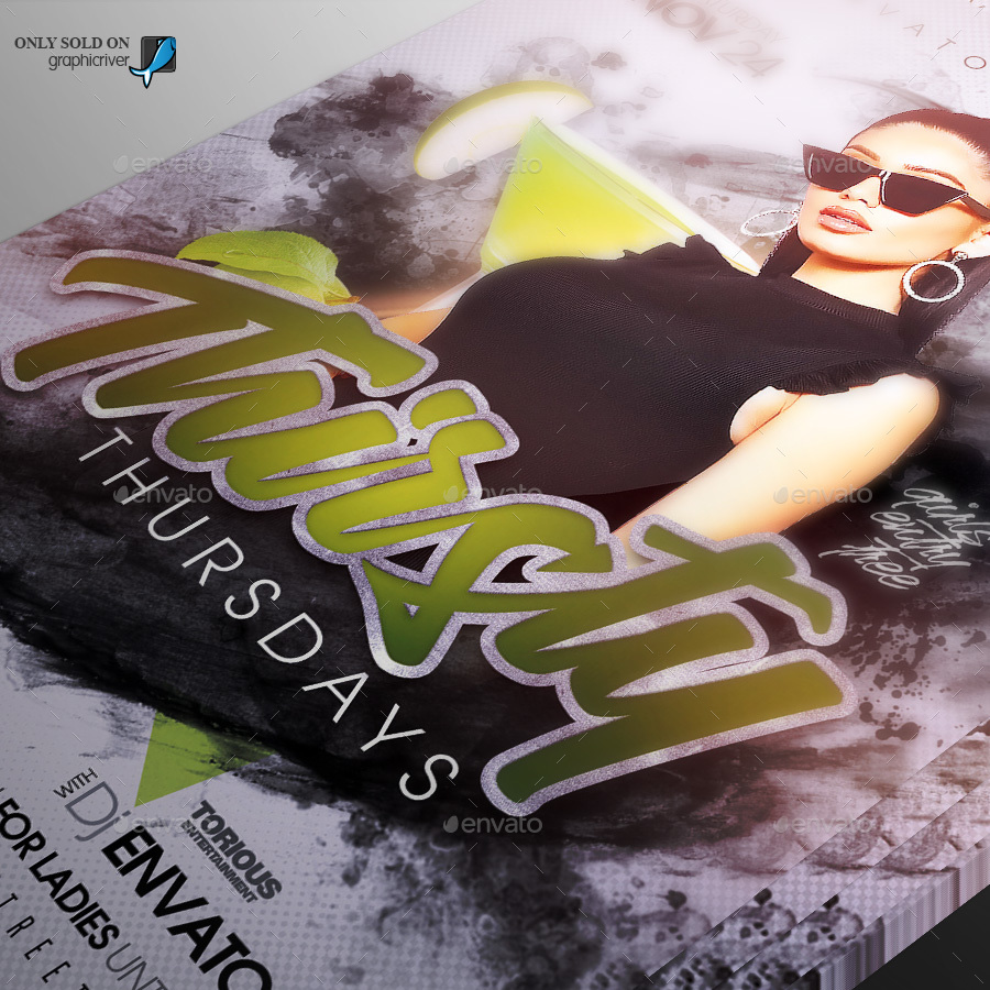 Thirsty Thursdays Flyer Template, Print Templates | GraphicRiver