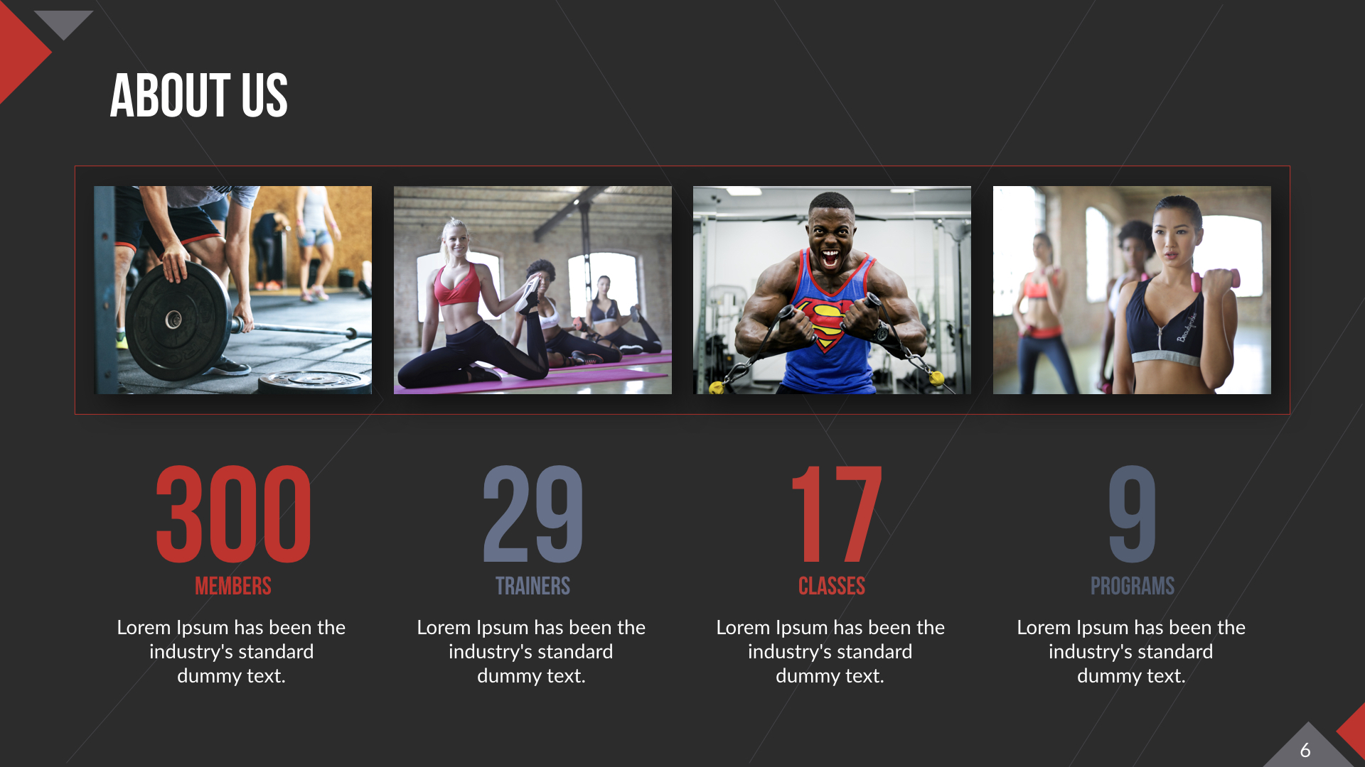 Gym and Fitness Keynote Presentation Template, Presentation Templates