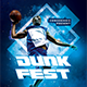 Slam Dunk Contest Flyer Template, Print Templates | GraphicRiver