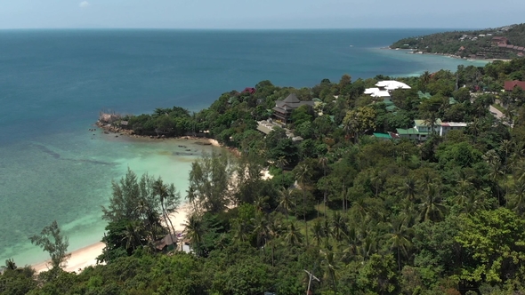 Aerial View of Koh Phangan Island in Thailand, Stock Footage | VideoHive