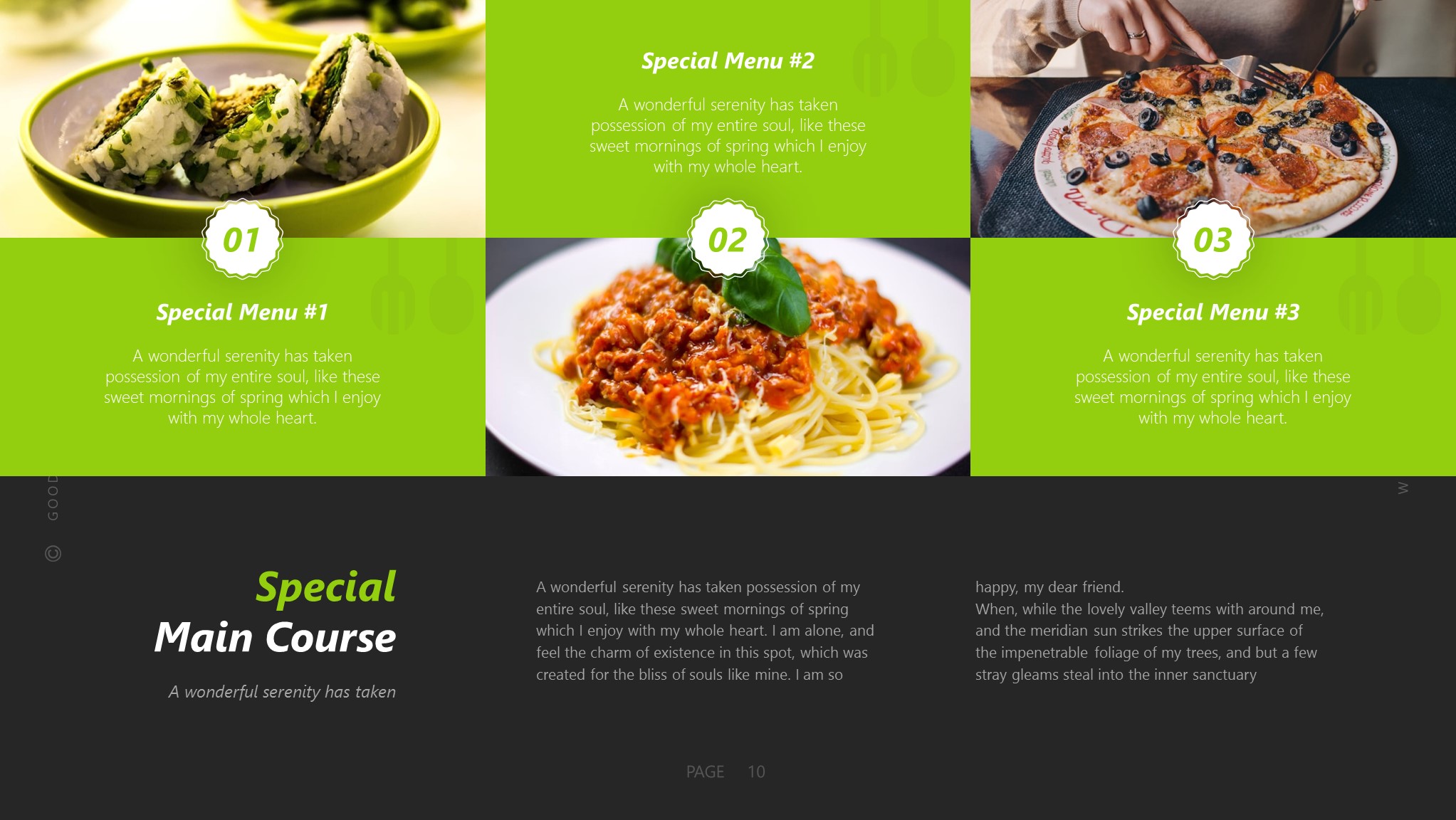 Good Food Presentation Template, Presentation Templates | GraphicRiver