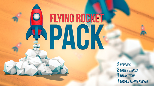 3D Cartoon Rocket Pack, Motion Graphics | VideoHive