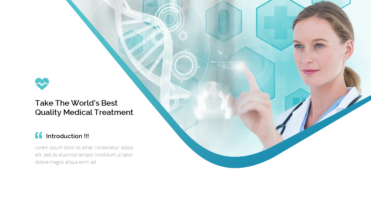 Medical - Healthy Powerpoint Template 2018, Presentation Templates