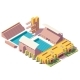 Vector Isometric Low Poly Swimming Pool by tele52 | GraphicRiver