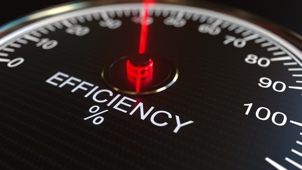 Efficiency Meter or Indicator, Motion Graphics | VideoHive