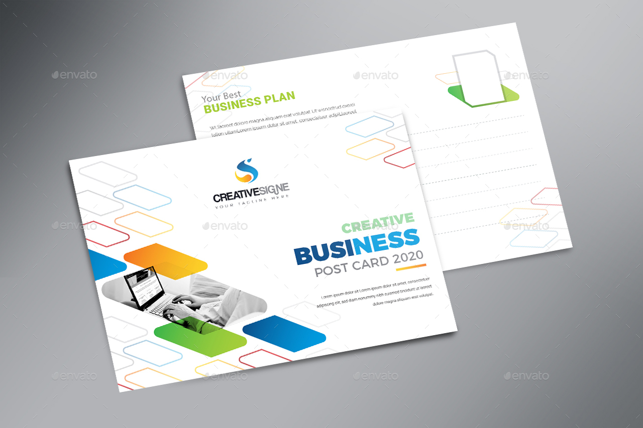 Business Postcard, Print Templates | GraphicRiver