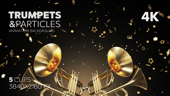 Trumpets & Particles, Motion Graphics | VideoHive