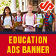 Education Ads Banners - AR by DesainPro | GraphicRiver