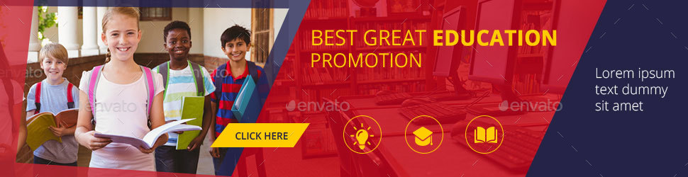 Education Ads Banners - AR, Web Elements | GraphicRiver