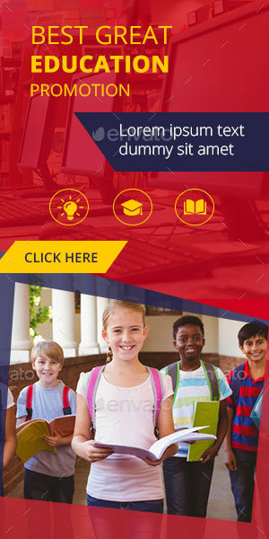 Education Ads Banners - AR, Web Elements | GraphicRiver