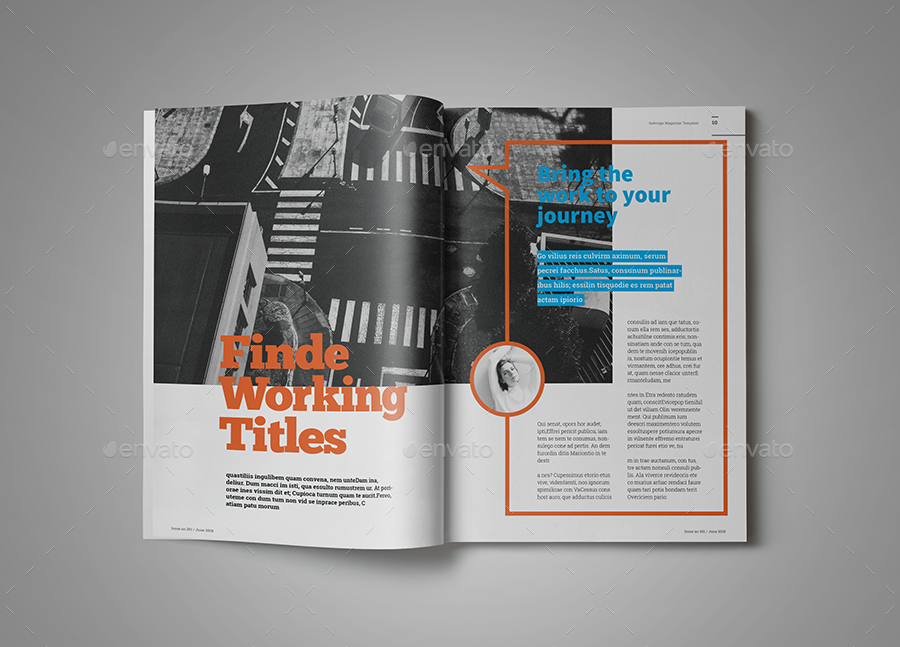 Indesign Magazine Template, Print Templates | GraphicRiver