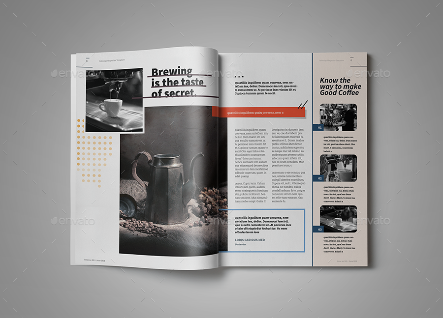Indesign Magazine Template, Print Templates | GraphicRiver