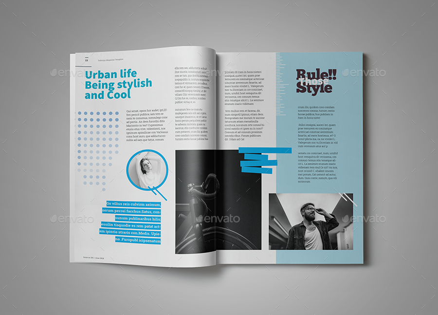 Indesign Magazine Template, Print Templates | GraphicRiver