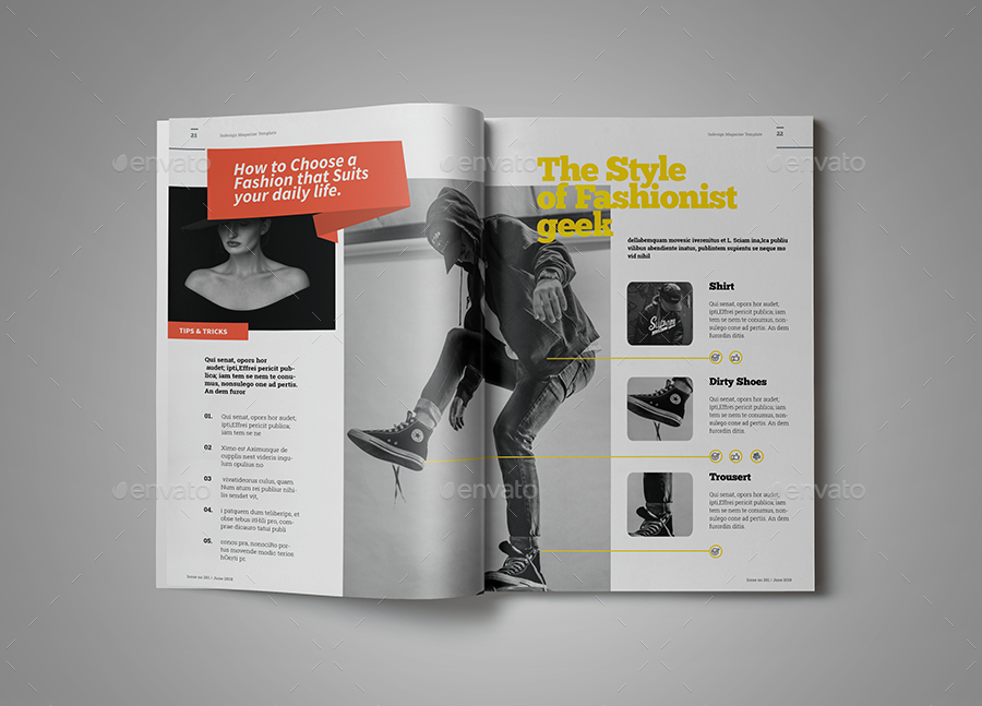 Indesign Magazine Template, Print Templates | GraphicRiver