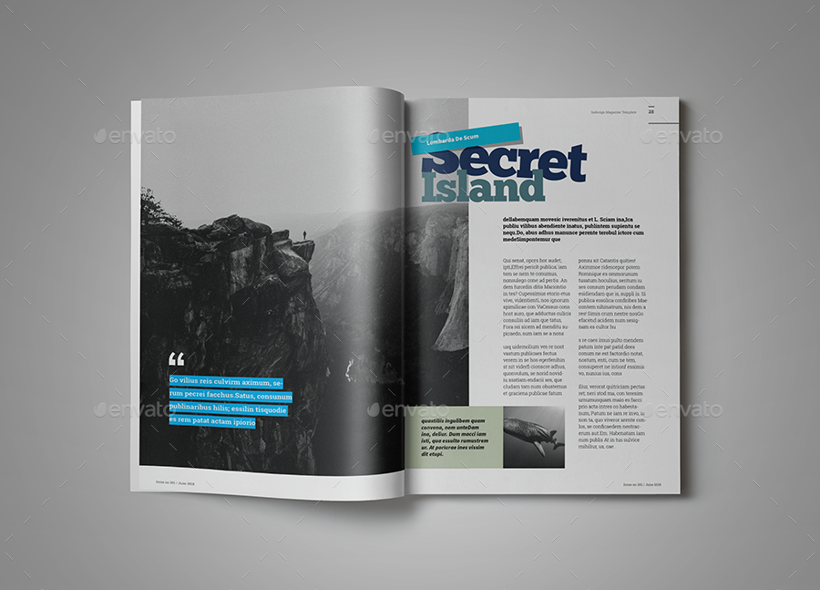 Indesign Magazine Template, Print Templates | GraphicRiver