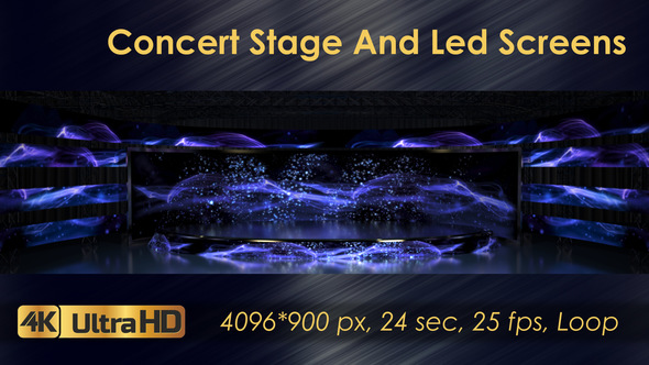 Concert Stage And Led Screens, Motion Graphics | VideoHive