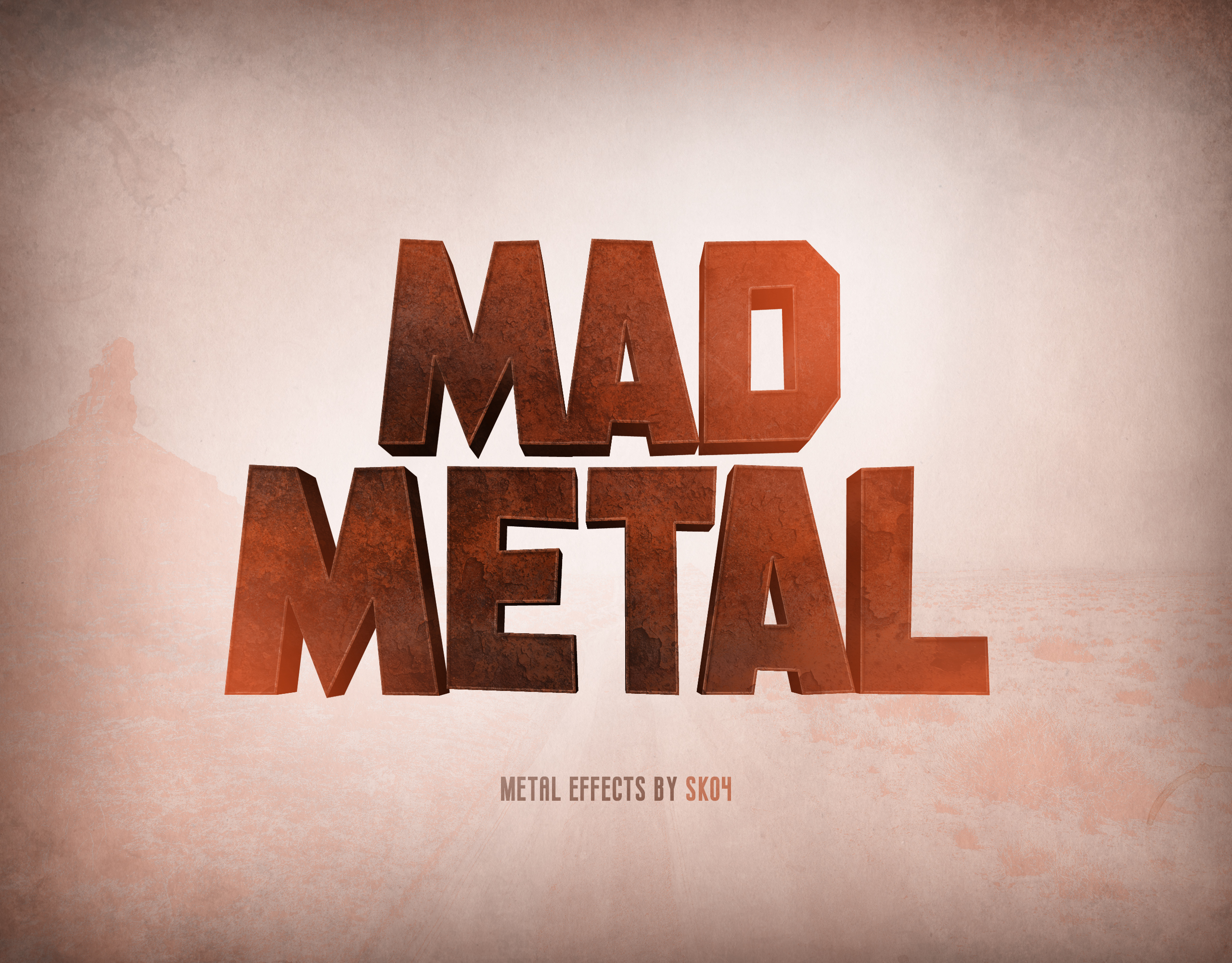 Mad Metal Effects - 8 PSD, Add-ons | GraphicRiver