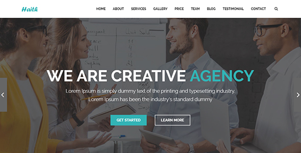 Haith | Landing Page Portfolio Template by ProperTheme7 | ThemeForest