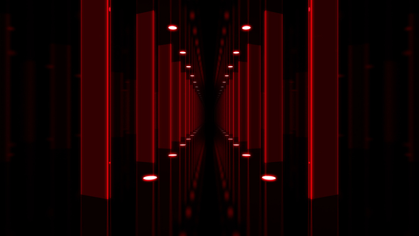 Red Tunnel Loop, Motion Graphics | VideoHive
