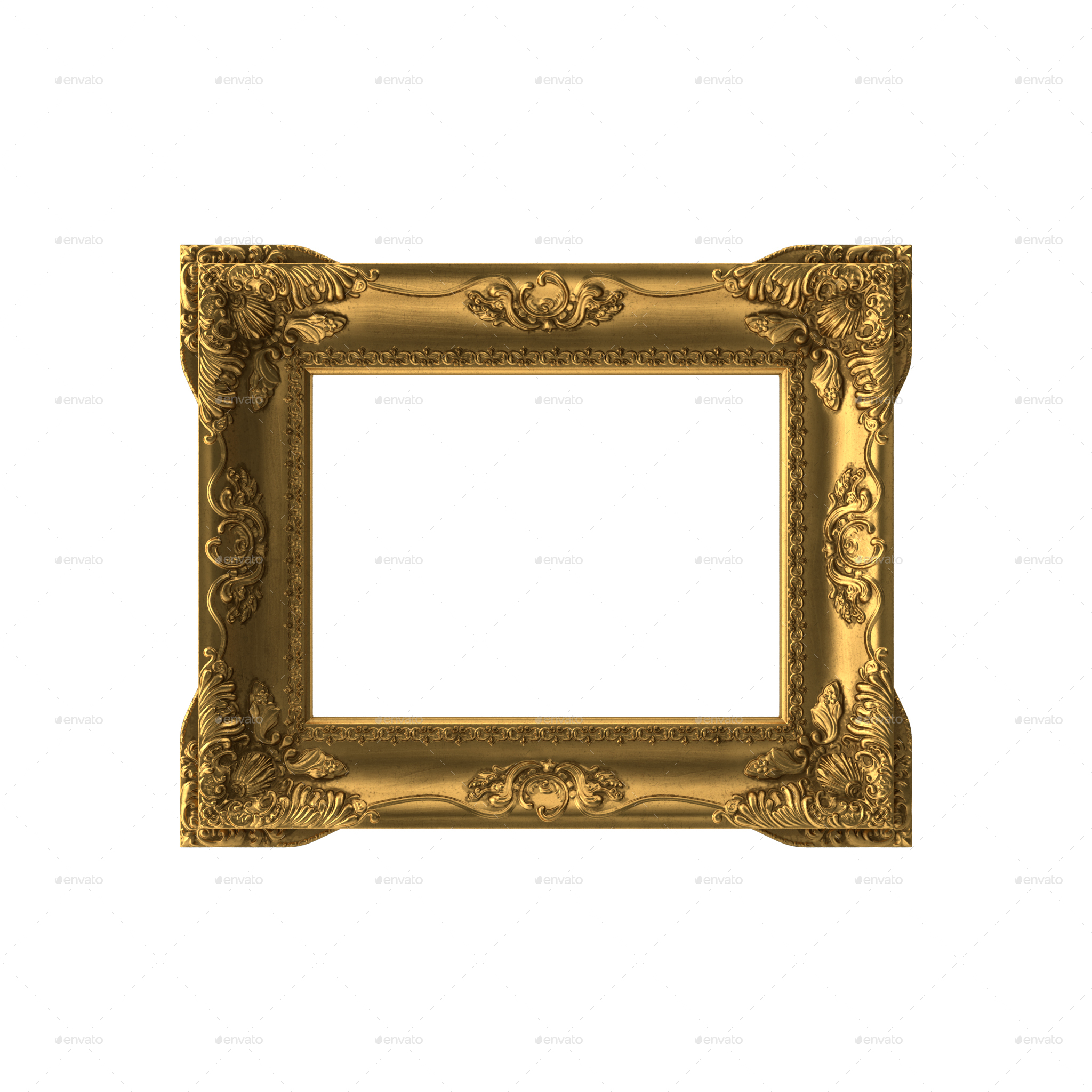 Realistic Photo / Picture Frames PNG Set, Graphics | GraphicRiver