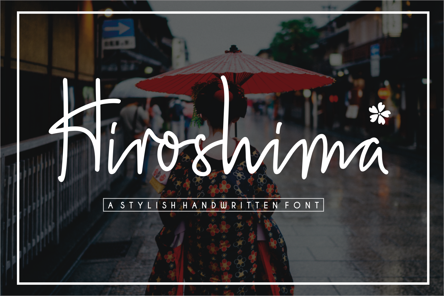 Hiroshima - An Elegant Handwritten Font, Fonts | GraphicRiver