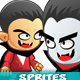 Vampires 2D Game Character Sprites, Game Assets | GraphicRiver