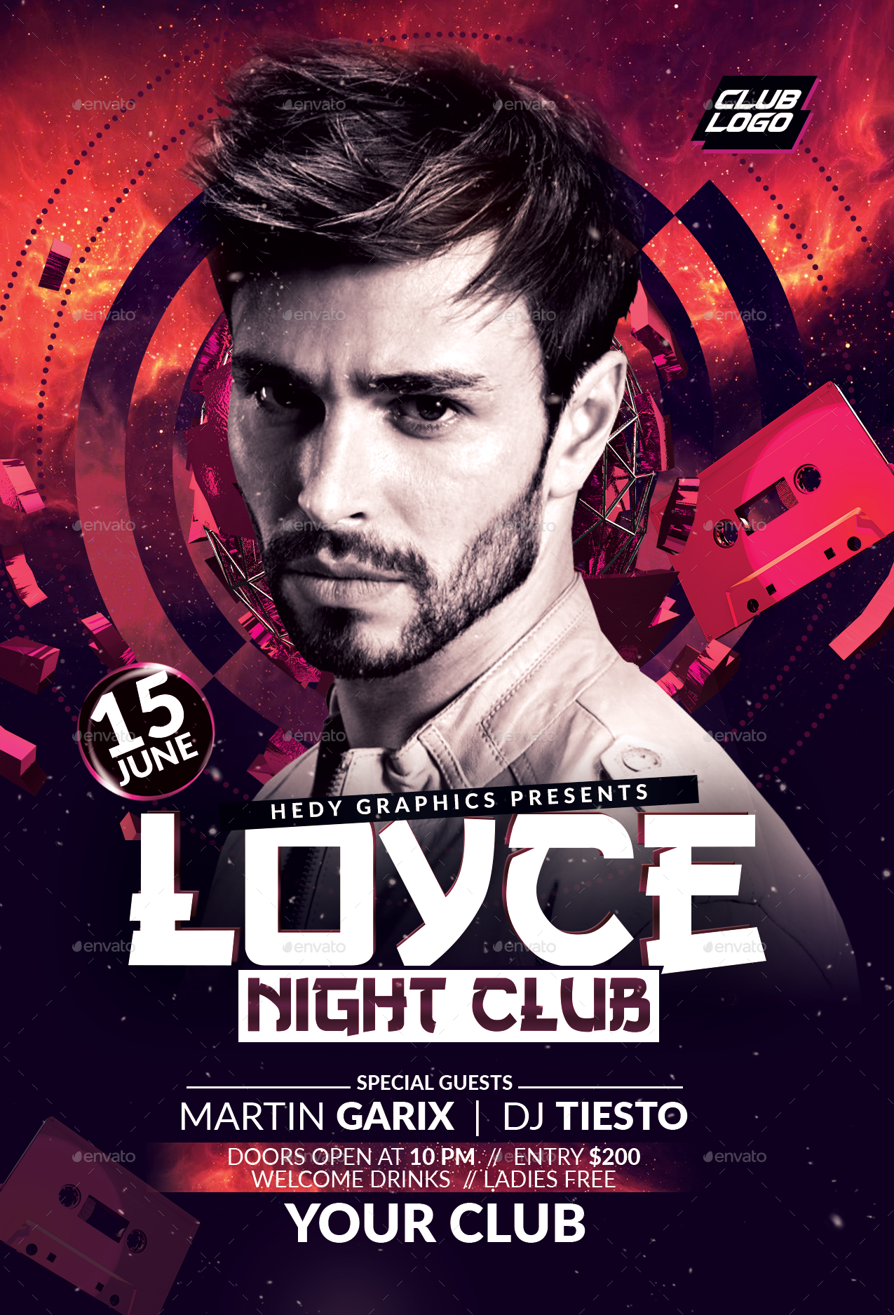 Guest Artist Flyer, Print Templates | GraphicRiver