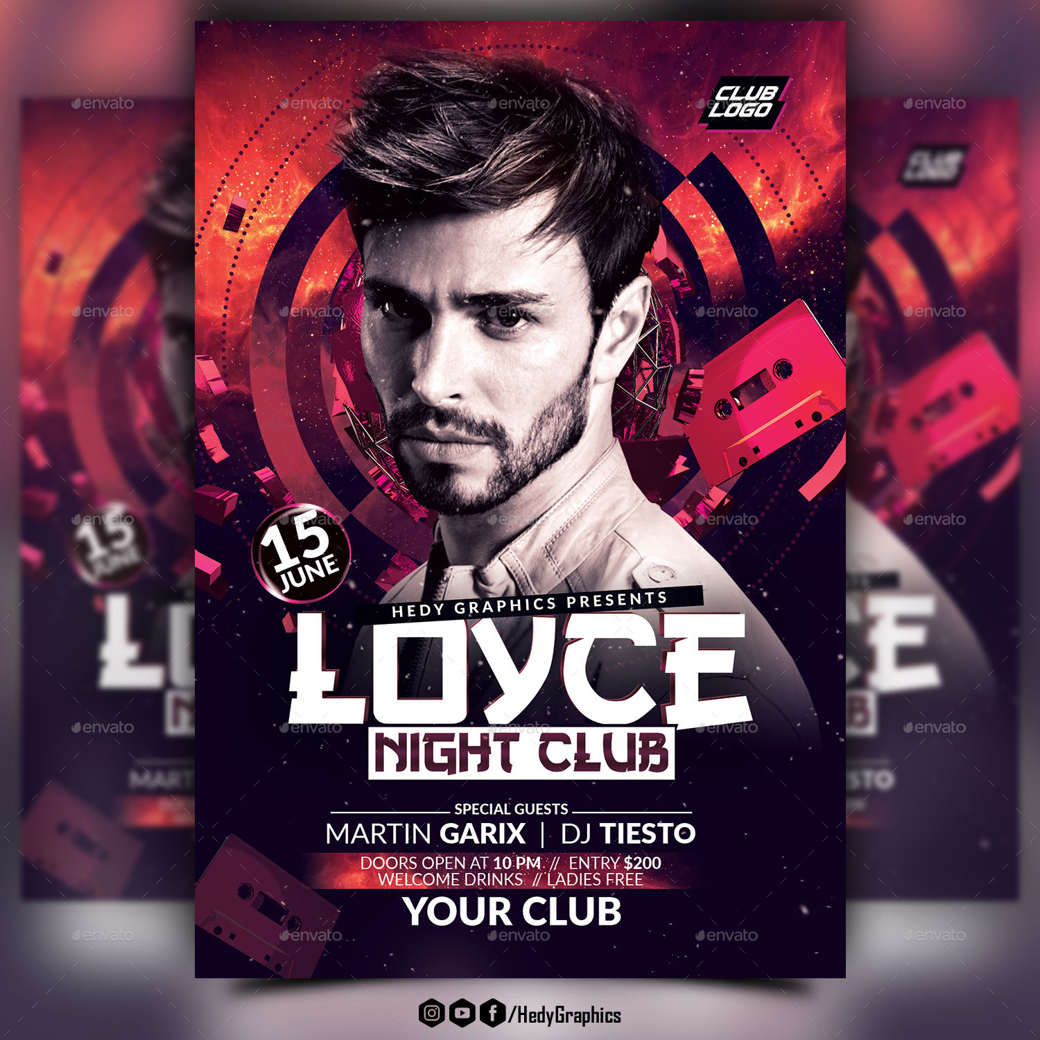 Guest Artist Flyer, Print Templates | GraphicRiver