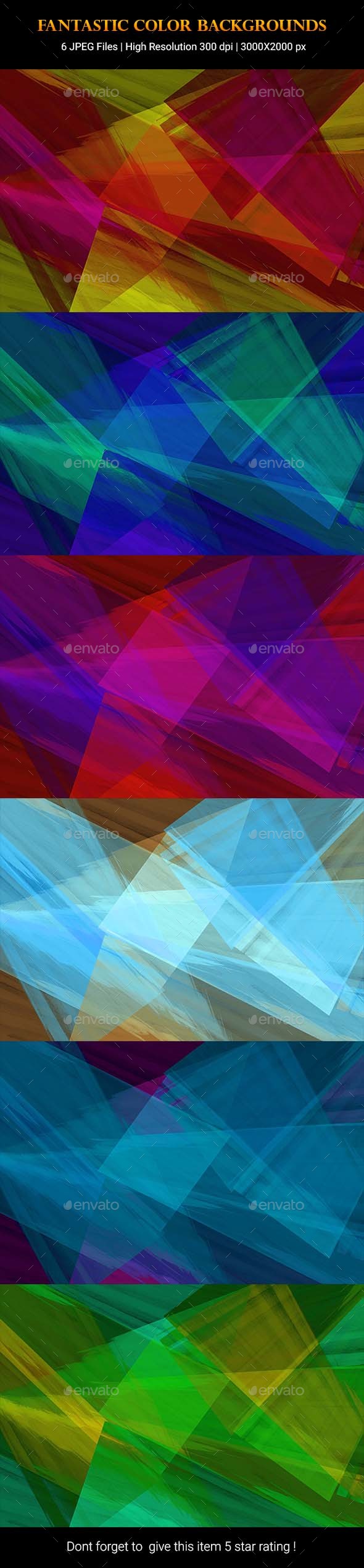 Fantastic Color Backgrounds, Graphics | GraphicRiver