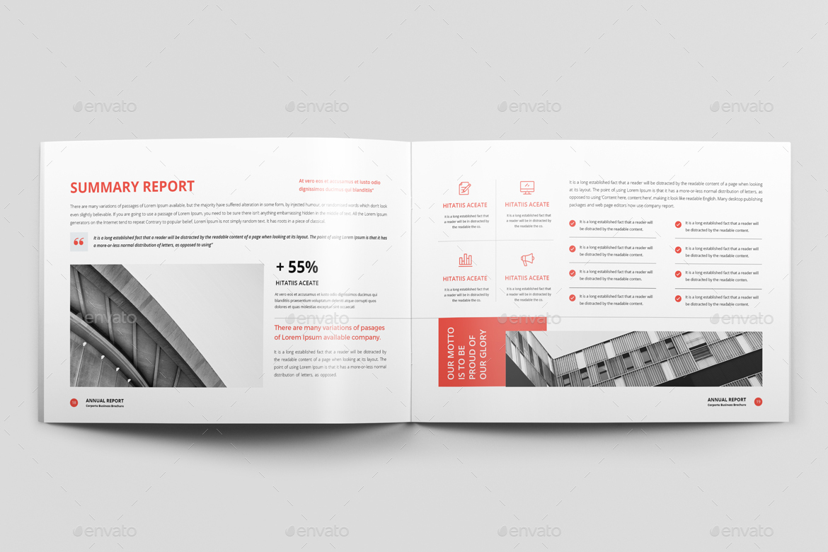 Annual Report Landscape A4, Print Templates | GraphicRiver