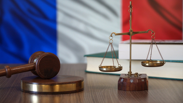 Justice for France Laws in French Court, Stock Footage | VideoHive