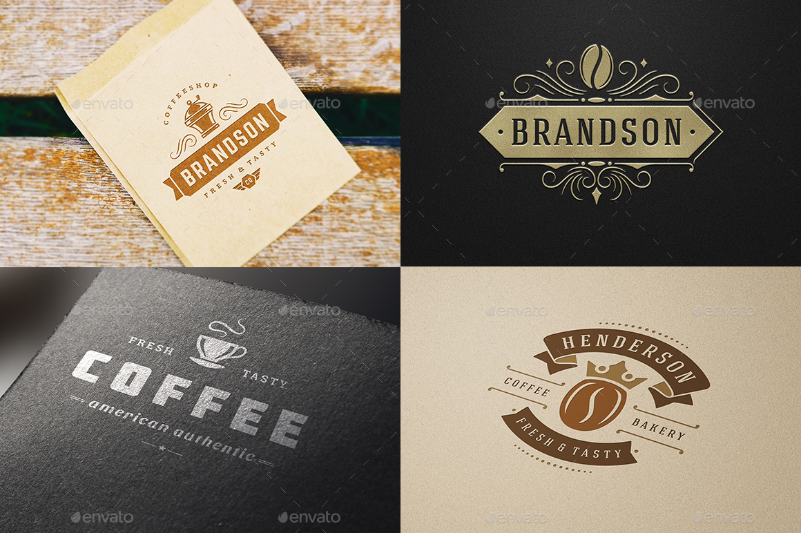 36 Coffee Logos and Badges, Web Elements | GraphicRiver