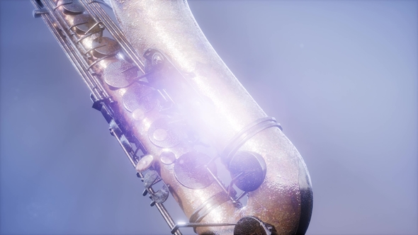 Golden Tenor Saxophone, Motion Graphics | VideoHive