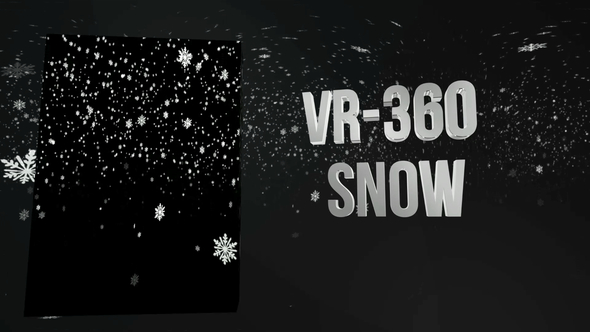 VR-360° Snow Falling Overlay #2, Motion Graphics | VideoHive