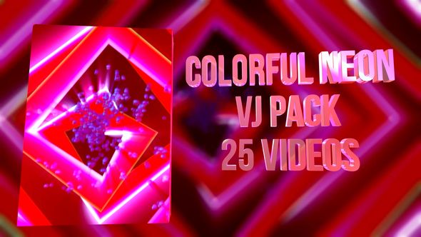 VJ Neon Pack, Motion Graphics | VideoHive