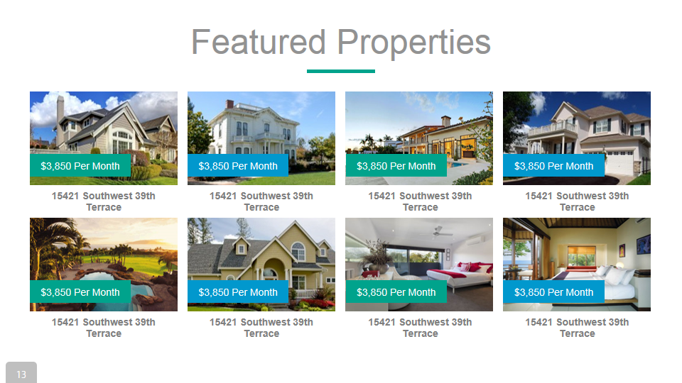 Real Estate PowerPoint Presentation Template, Presentation Templates