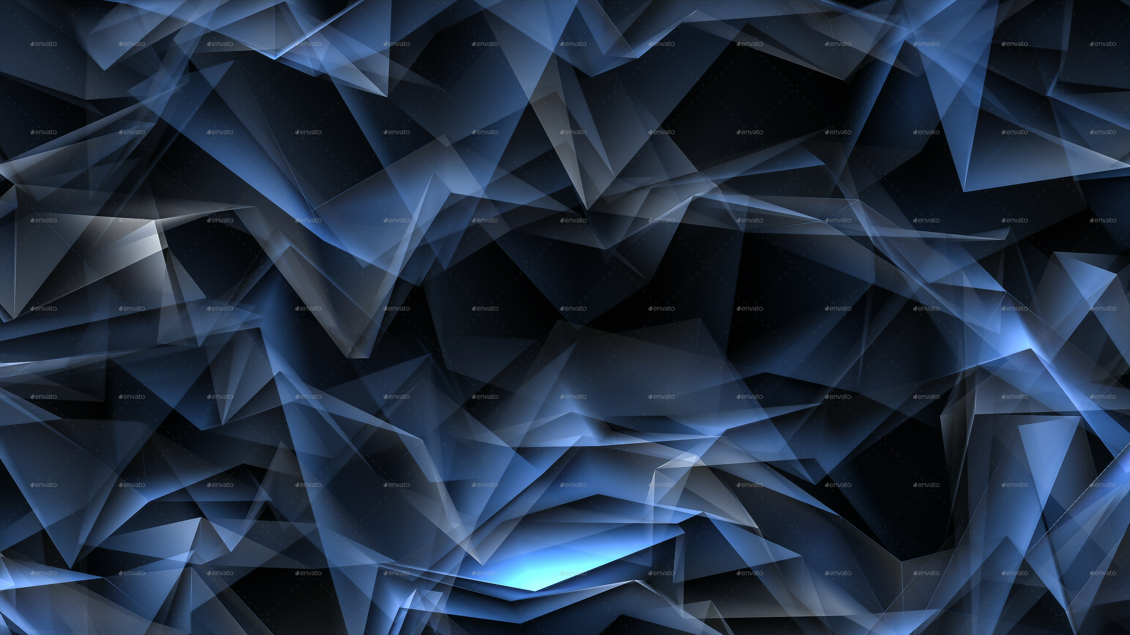 Dark Blue Lines Geometrical Refraction, Graphics | GraphicRiver