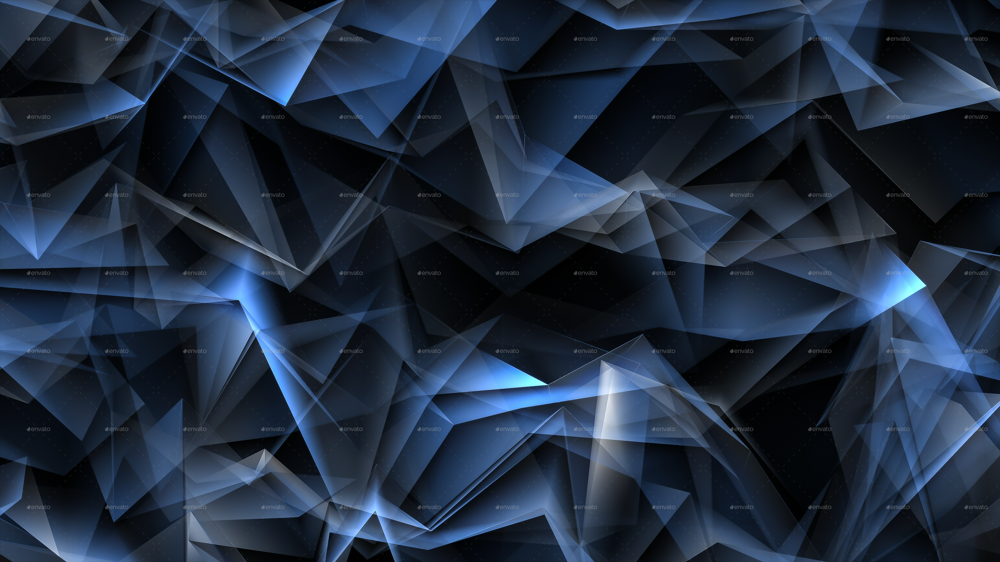 Dark Blue Lines Geometrical Refraction, Graphics | GraphicRiver