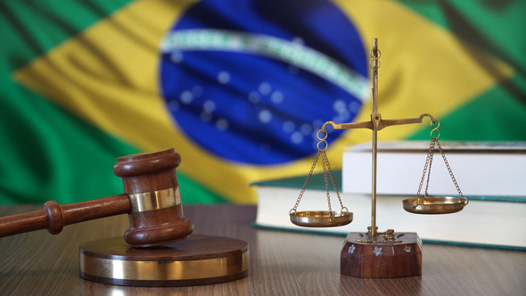 Justice for Brazil Laws in Brazilian Court, Stock Footage | VideoHive