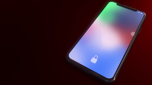 Stop Alert Pops Up on the Screen of a Smartphone, Motion Graphics ...