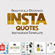 Insta Quotes Template, Web Elements | GraphicRiver