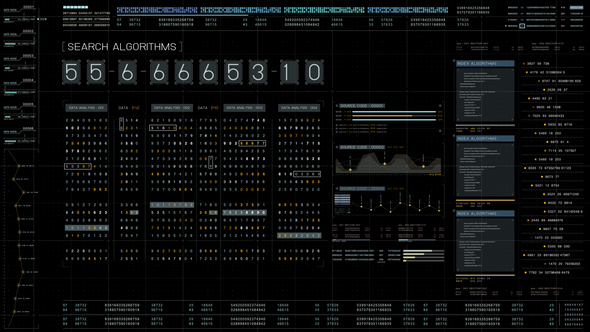 Futuristic Cyber Crime User Interface, Motion Graphics | VideoHive